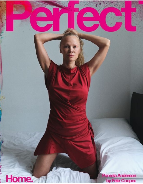 «With her legs apart, in a seductive pose!» Pamela Anderson brings ...
